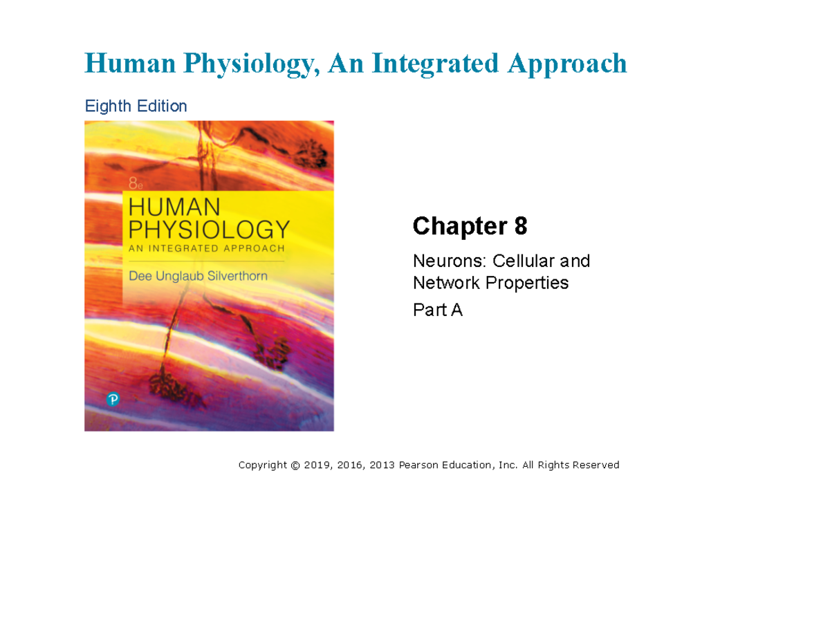 08 Lecture Neurons a+-+HSC - Human Physiology, An Integrated Approach ...