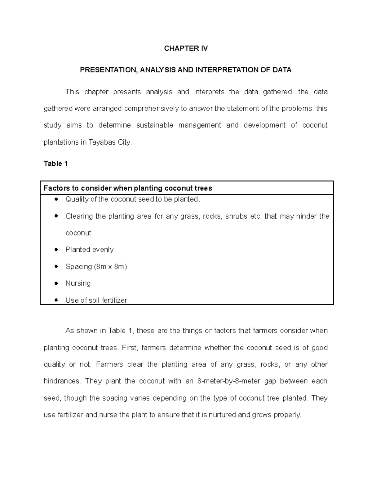 CHAP 4 5 WITH References - CHAPTER IV PRESENTATION, ANALYSIS AND ...