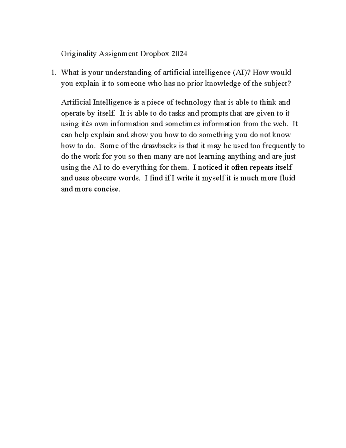 Originality Assignment Dropbox 2024 - It is able to do tasks and ...