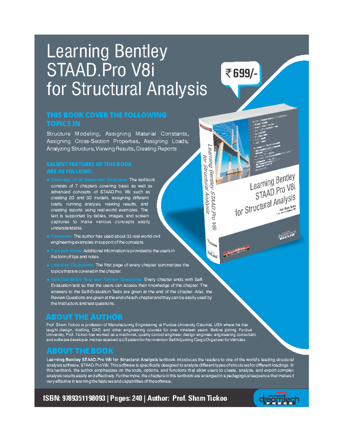 268346870 Learning Bentley Staad Pro V8i for Structural Analysis - ISBN ...