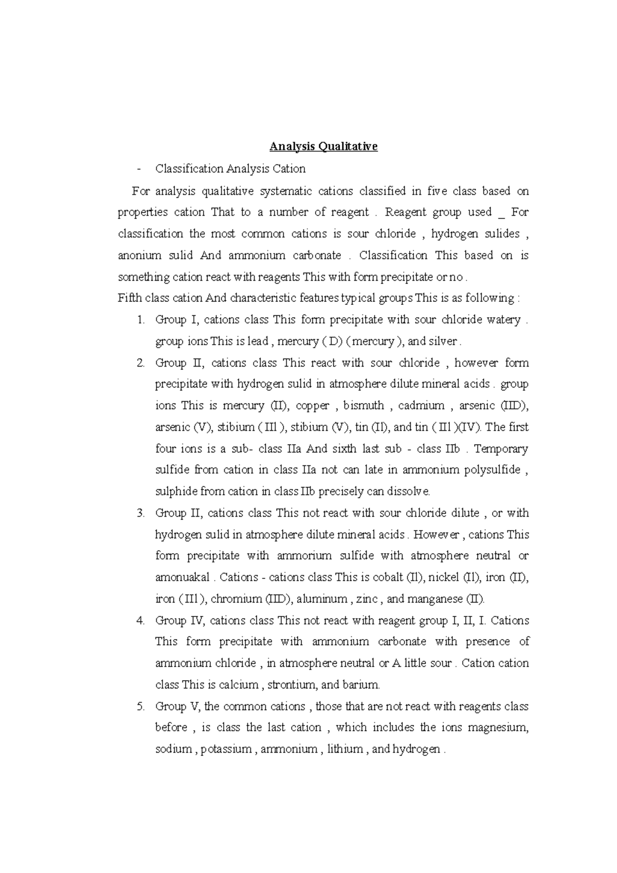 Classification Analysis Cation - Analysis Qualitative Classification Analysis Cation For ...