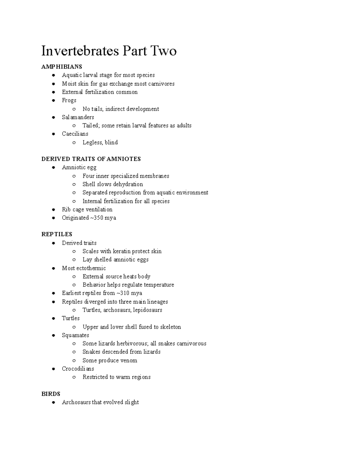 Invertebrates Part 2 - Learning about different vertebrates ...