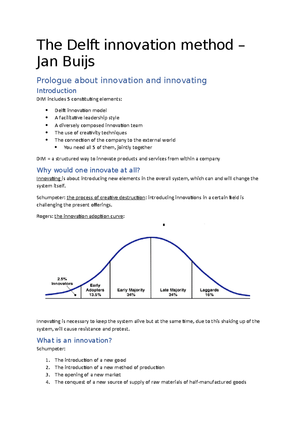The Delft Innovation Method - Schumpeter: the process of creative ...