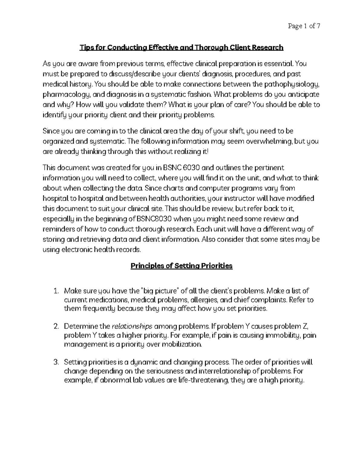 Clinical Research Tips - Tips for Conducting Effective and Thorough ...