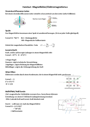 Kontrolleinrichtungen und Rohrleitungsgräben 2 - Physik - Studocu