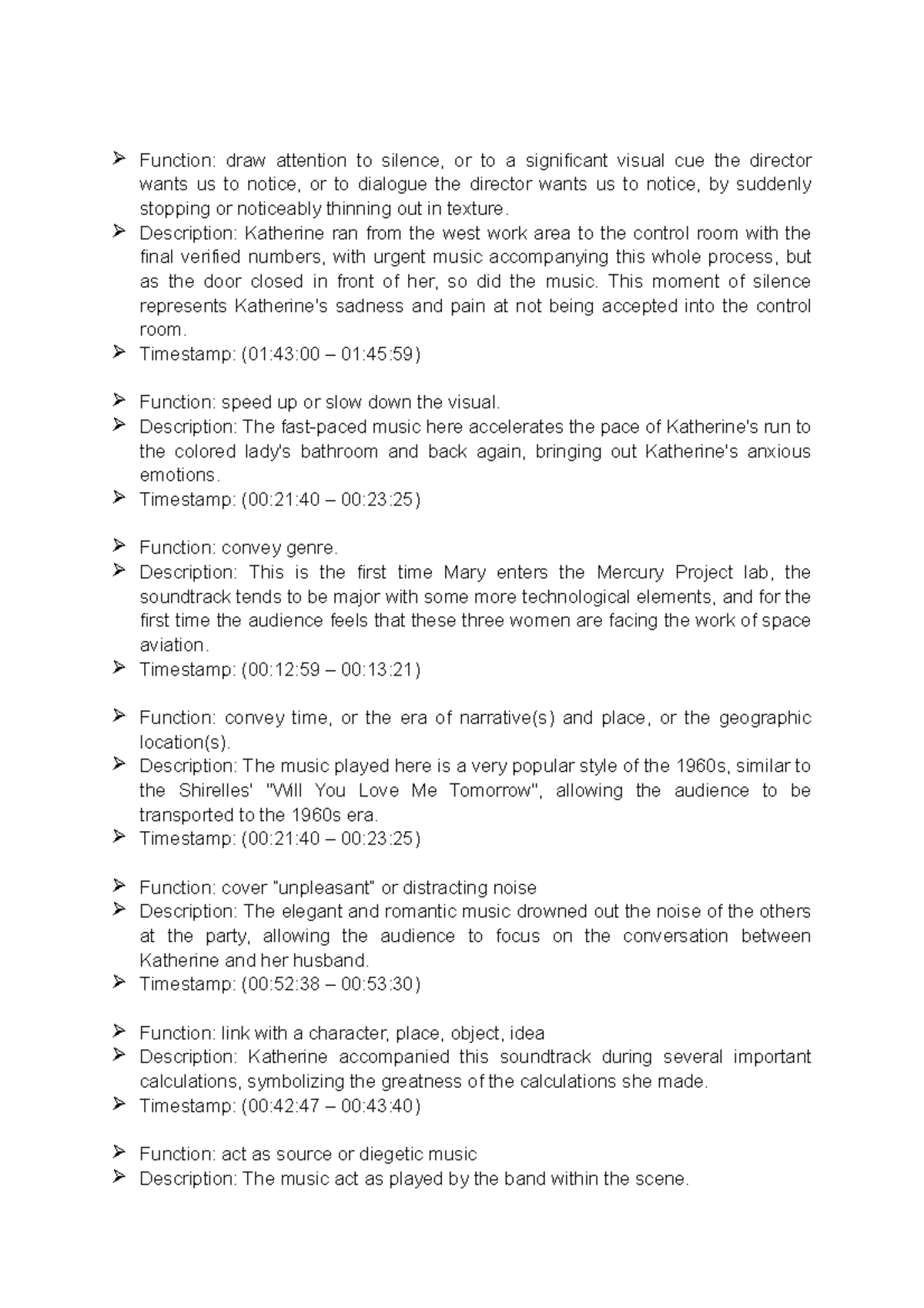 RTA180 A1 - 11111 - Function: draw attention to silence, or to a ...