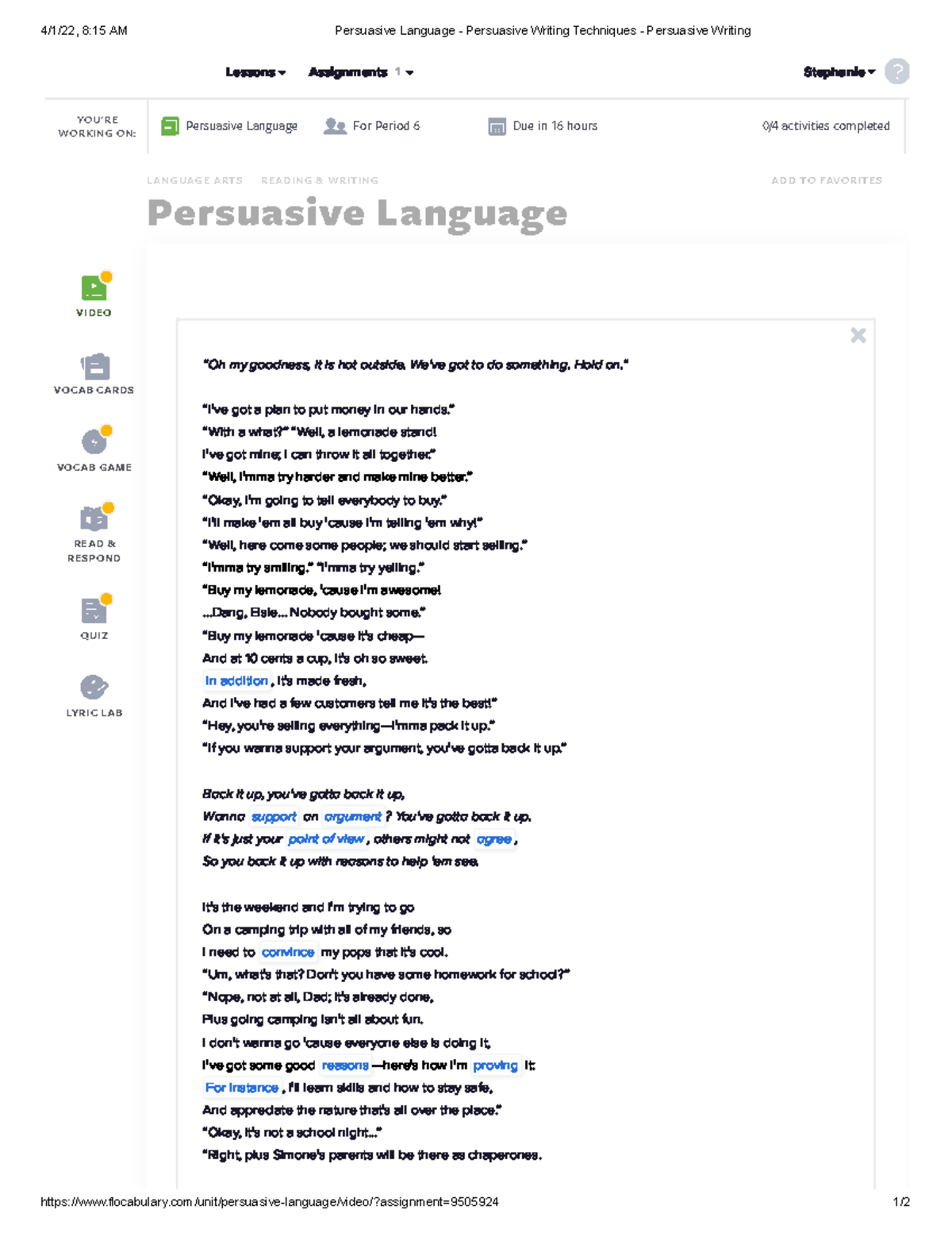 Persuasive Language - Persuasive Writing Techniques - Persuasive ...