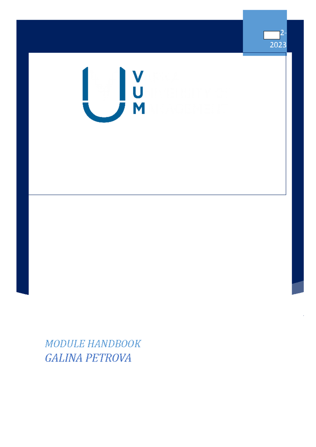 HRM Module Book 2022-23 - Human Resource Management 2- 2023 MODULE ...