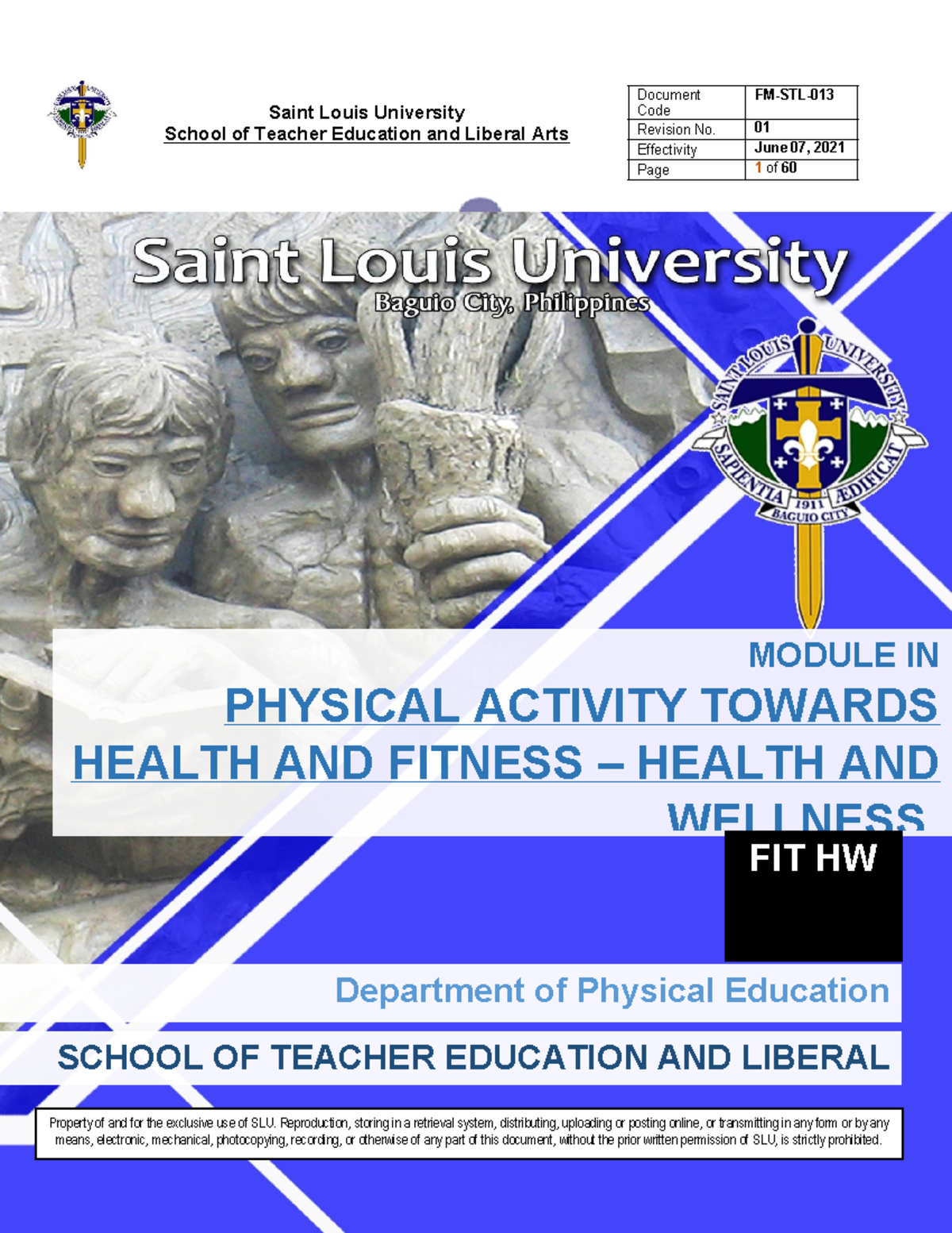 FIT HW Module 1 - Code Revision No. 01 Effectivity June 07, 2021 Page 1 ...