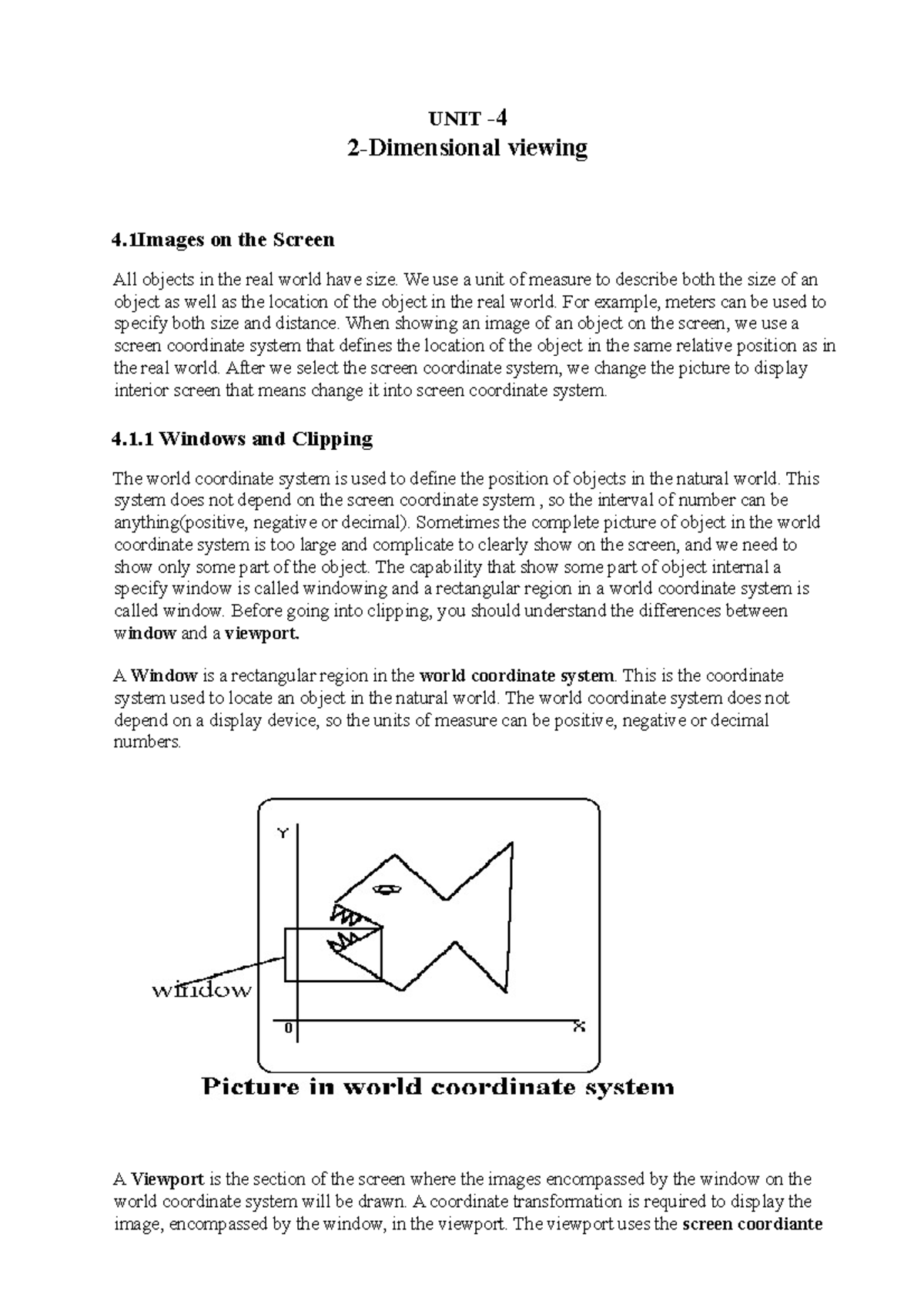 Computer-Graphics U4 - Computer-Graphics U4 - UNIT - 2-Dimensional ...
