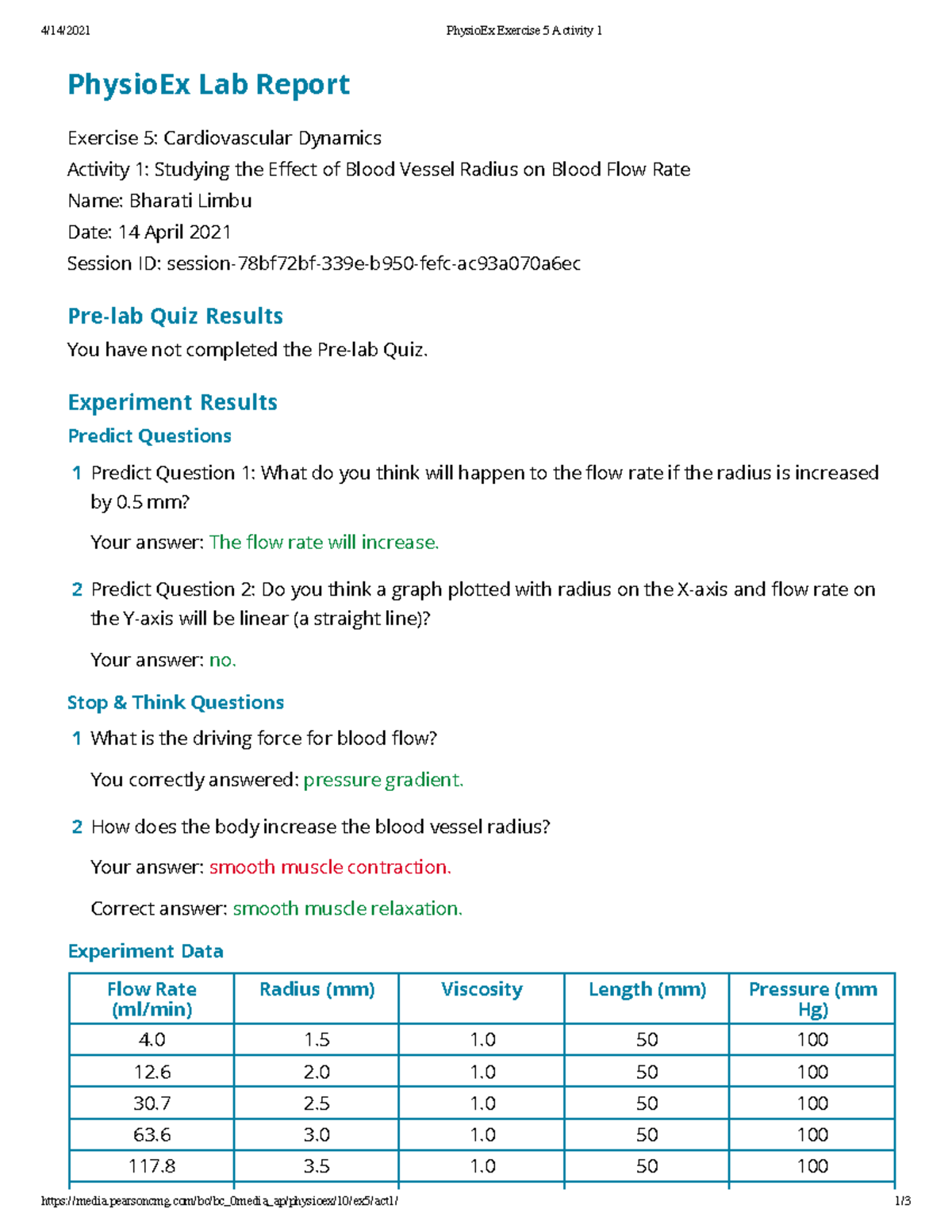 Physio Ex Exercise 5 Activity 1 Pearsoncmg Bc Bc 0media Ap Physioex