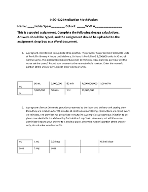 EFM Case Study SU-2 Student Version - Electronic Fetal Heart Monitoring Case Studies Name ...