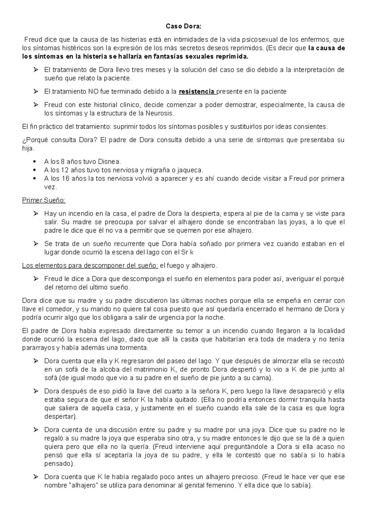 Caso Dora de Freud, resumen completo - Caso Dora: Freud dice que la ...