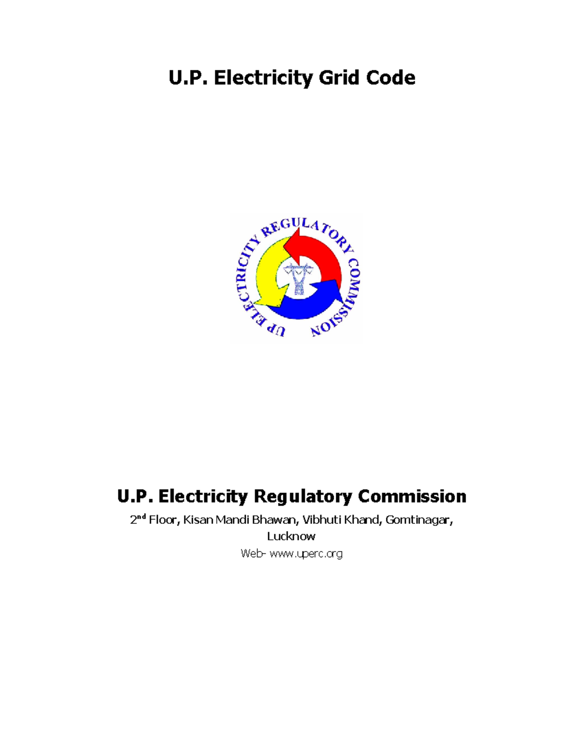 UP Electricity Grid Code 2007 - Basic Elecc - NITR - Studocu