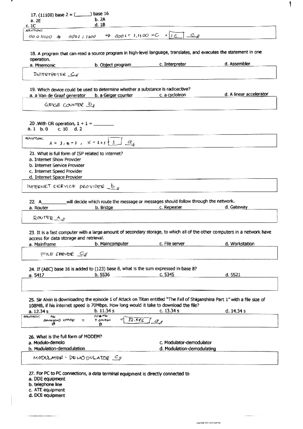 Computer Fundamentals LA 6.ESAS part 3 - BS Electrical Engineering ...
