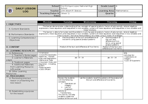 Parts of 5 E's Lesson Plan Template and Sample - Parts of the 5 E’s ...