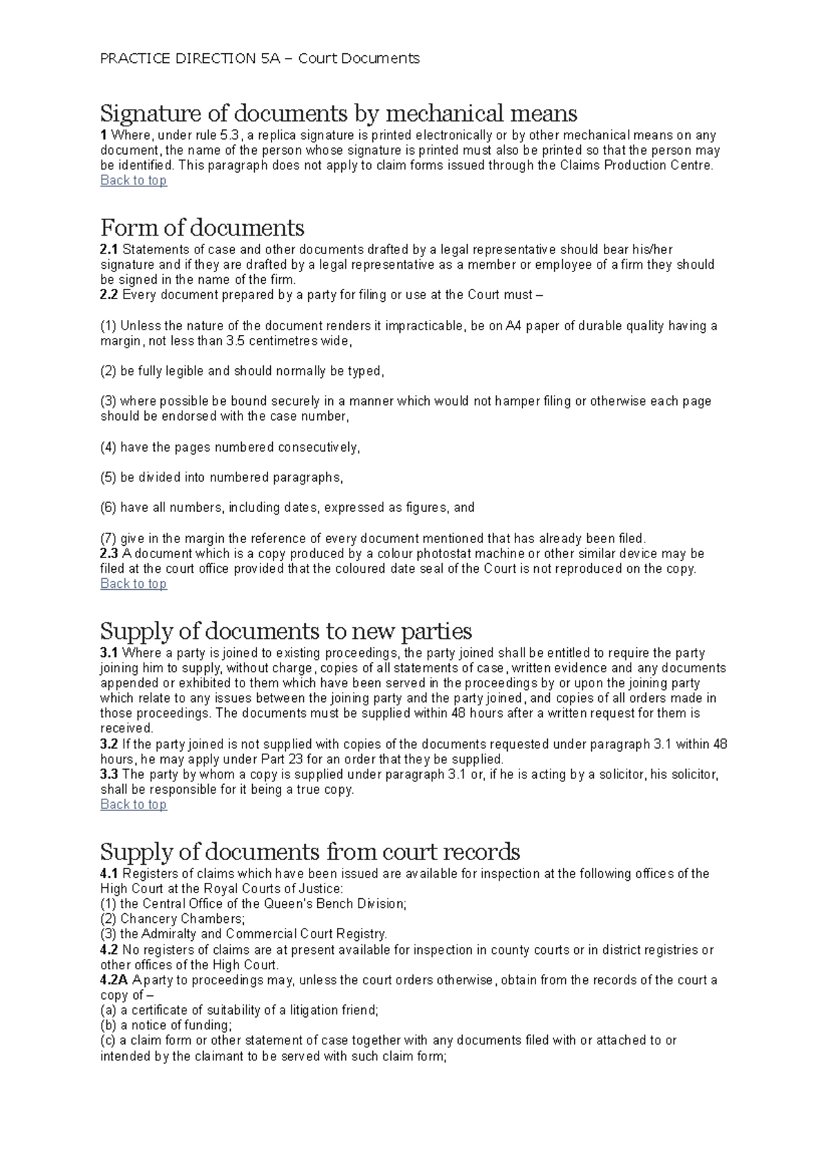 Drafting Witness Statements Notes - Signature of documents by ...