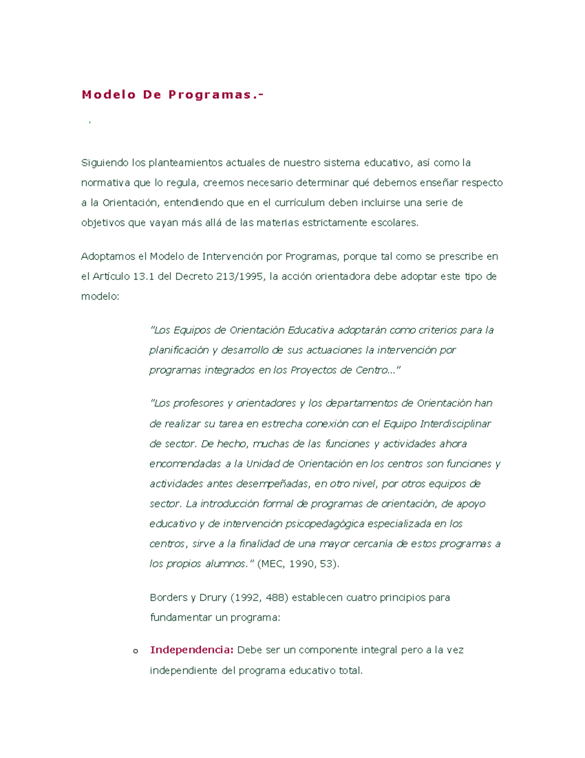 Bisquera Modelo De Programas 1 - M o d e l o D e P r o g r a m a s. - Siguiendo los ...