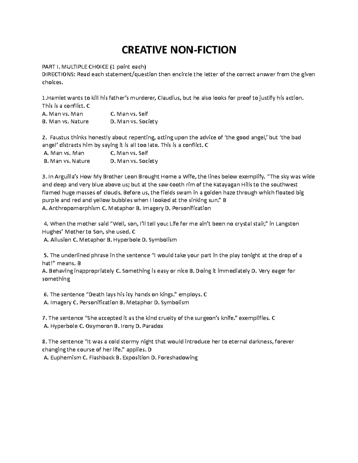 CNF-REView - For creative non-fiction lectures - CREATIVE NON-FICTION ...