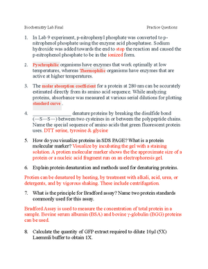 Biochemistry Lab: Thin Layer Chromatography - Activity 1: Thin Layer ...