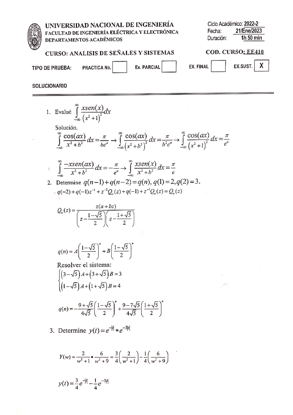 Mate 5 doc 1 - Ecuaciones diferenciales - UNIVERSIDAD NACIONAL DE ...