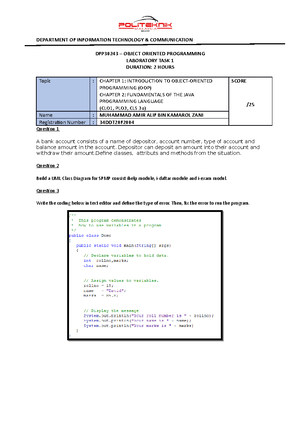 Chapter 2 (PART 1) - Database - DFC20123 DATABASE SYSTEM 2 RELATIONAL DATA MODEL PART 1 ...