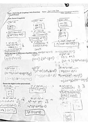 4.3 Dividing Polynomials - HSA-APR. Dividing Polynomials Work with a partner. Match each ...