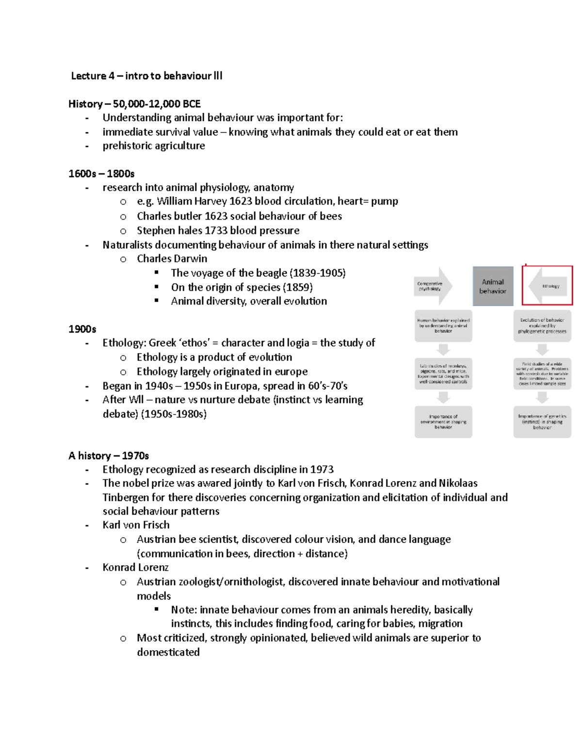 Lecture 4 - Lecture 4 – intro to behaviour lll History – 50,000-12,000 BCE - Understanding ...