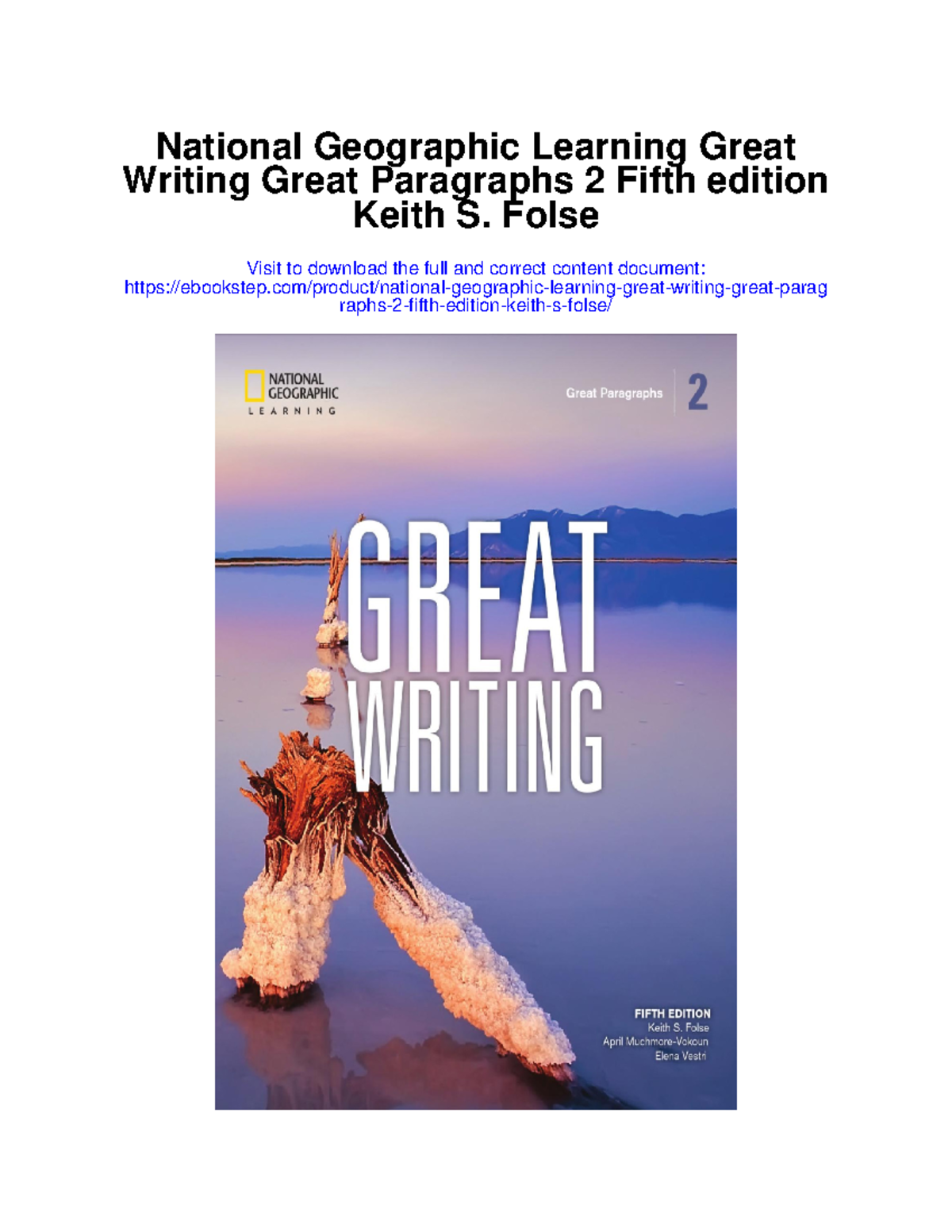 -Great-Writing-Great-Paragraphs-2-Fifth-Edition-Keith-S-Folse-pdf ...