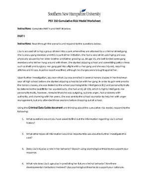 Psy310 criminal data worksheet - PSY 310 Criminal Data Worksheet ...