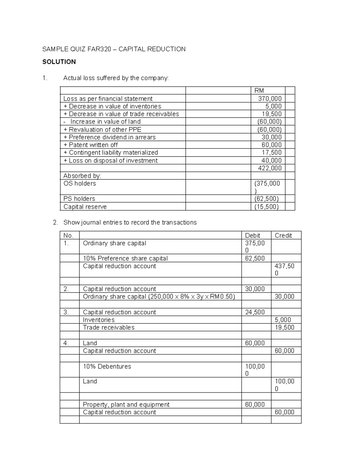 SS Sample QUIZ - Hope this is useful for you guys - SAMPLE QUIZ FAR320 ...