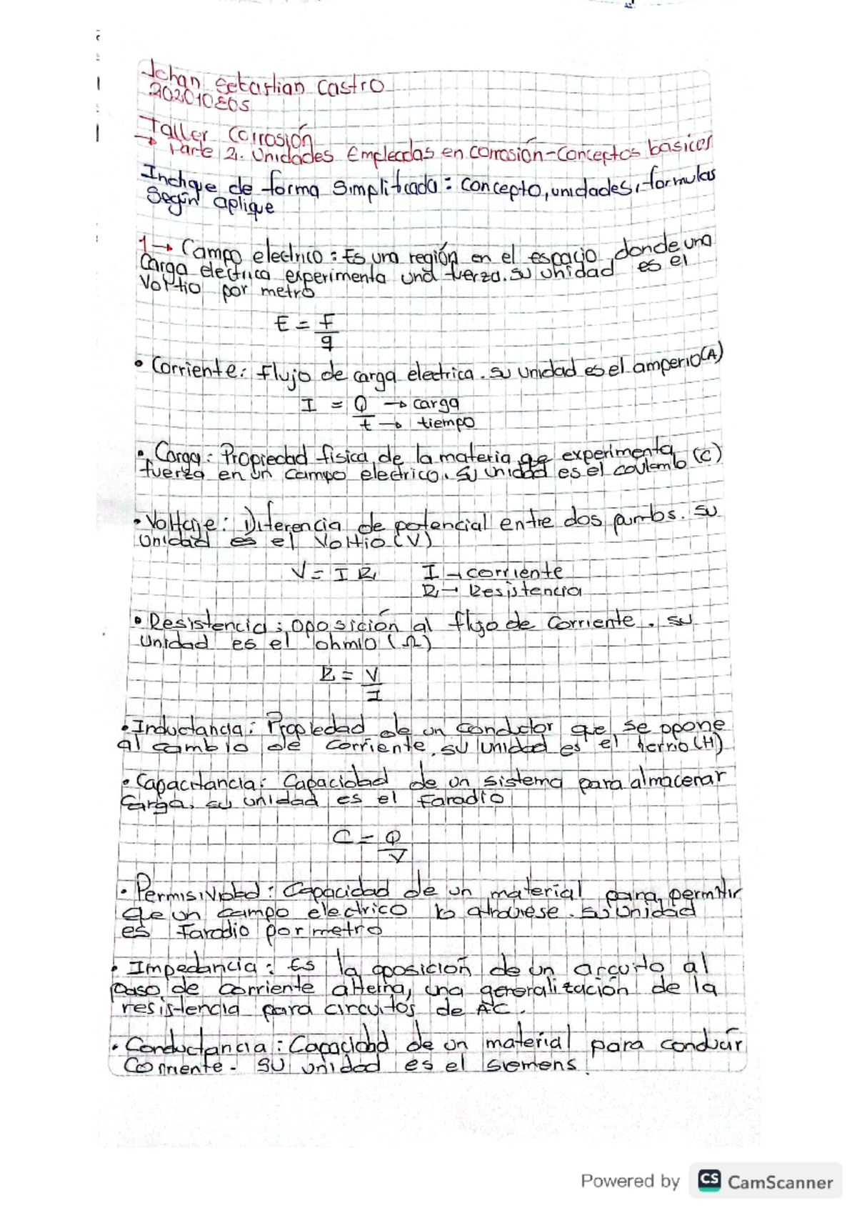 Sebastian Castro - o de Avogadro, carga elemental, Constante de ...