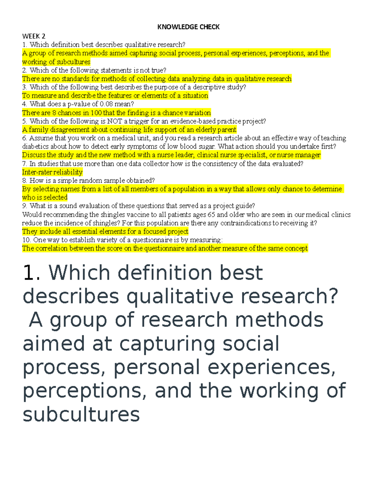 Week 2 Knowledge Check KNOWLEDGE CHECK WEEK 2 1 Which Definition week-2-knowledge-check-knowledge-check-week-2-1-which-definition