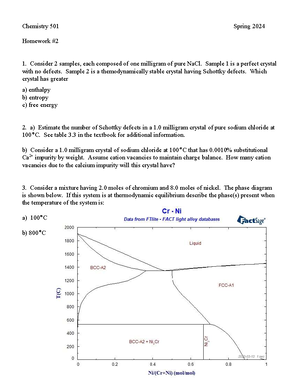 Homework 4 - Home Assignment - Chemistry 402 Spring 2024 Homework ...
