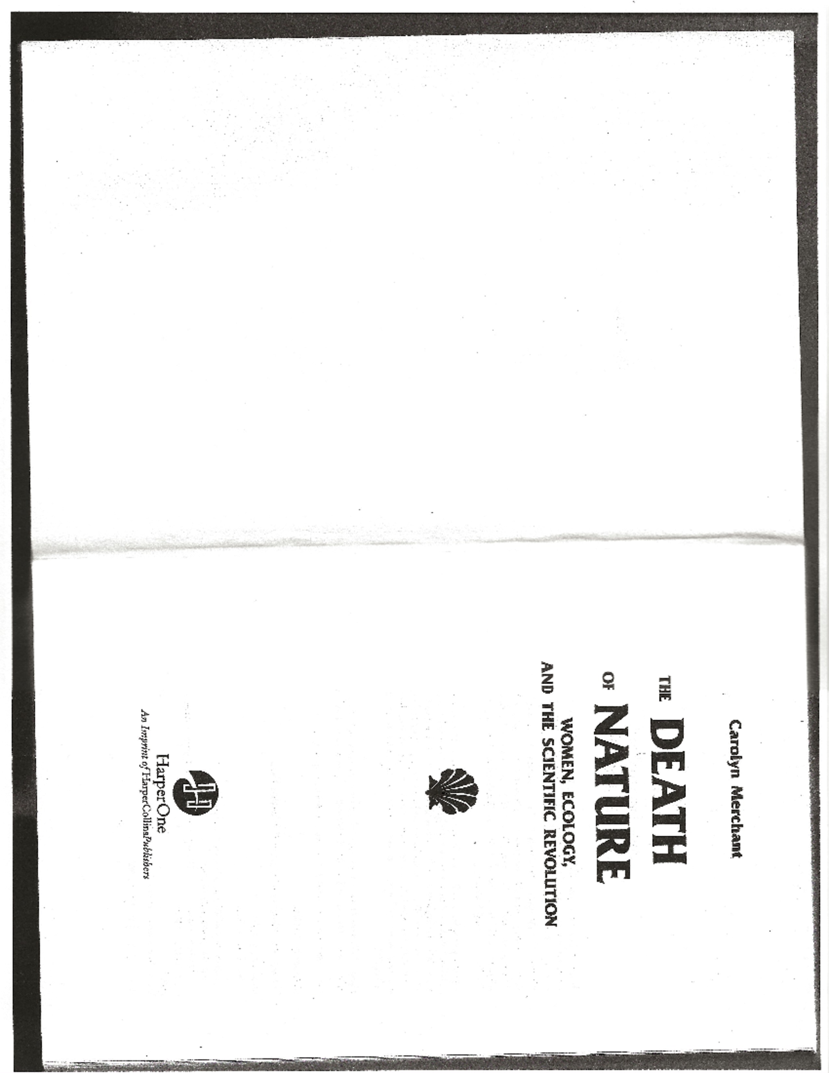 Carolyn Merchant, Death of Nature, Ch 7 Dominion Over Nature - OF ...