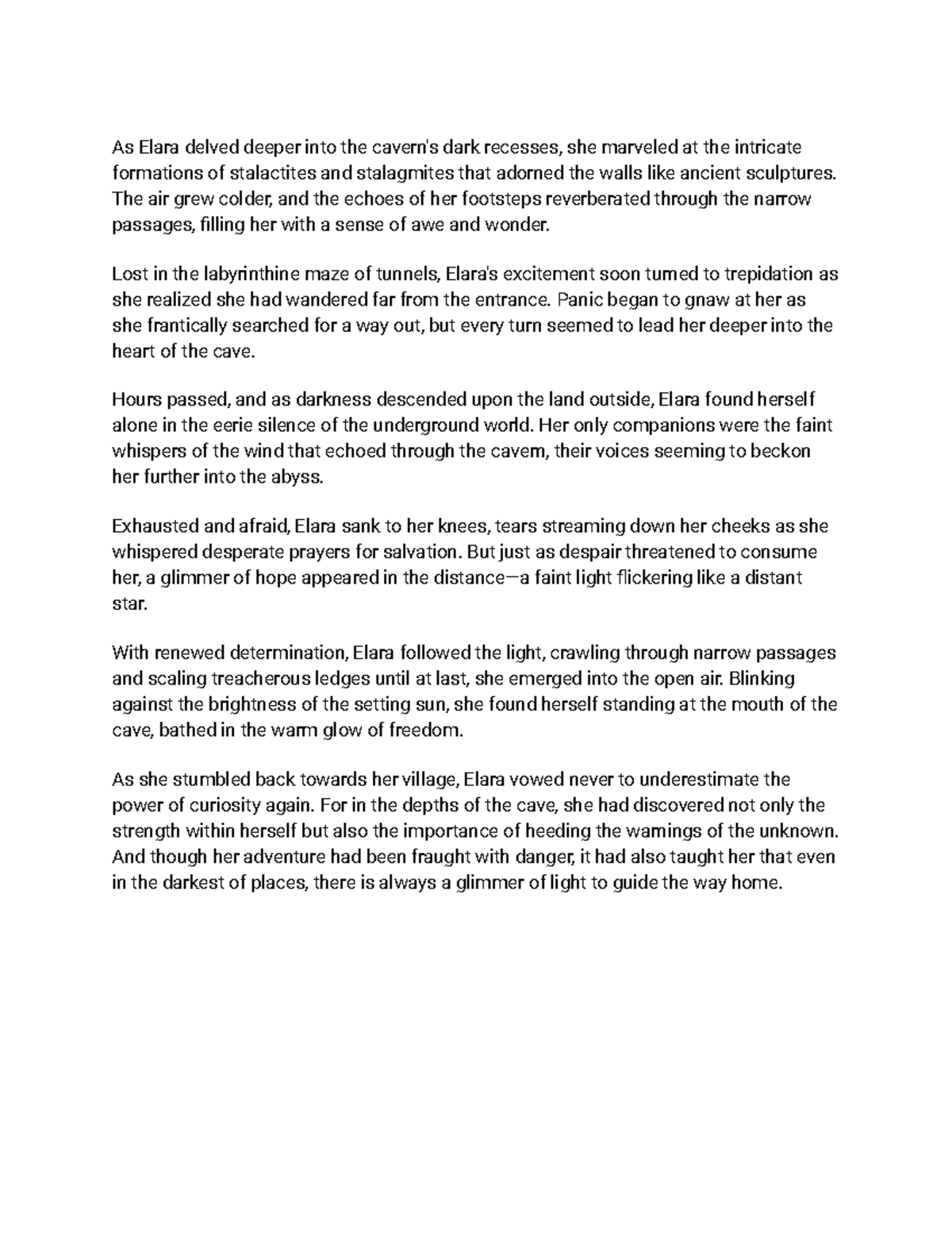 Untitled document - Google Docs - As Elara delved deeper into the ...