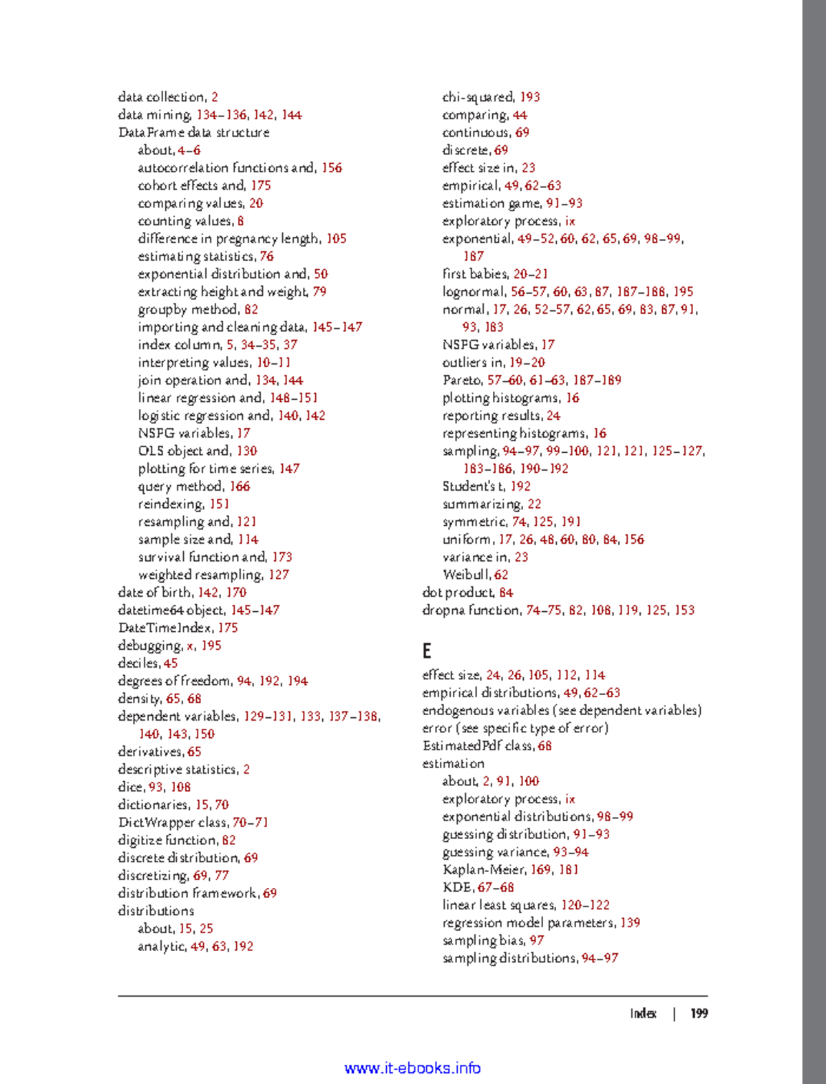 Lecture Notes Exploratory Data Analysis By Allen B Downey 37 Dataframe Data Structure