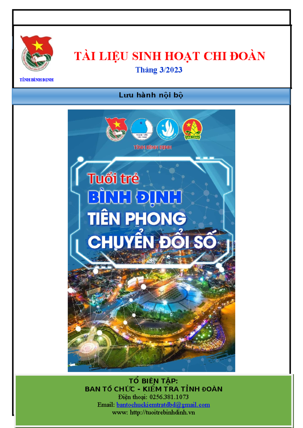 Tai lieu sinh hoat chi doan thang 3 - TỈNH BÌNH ĐỊNH TÀI LIỆU SINH HOẠT ...