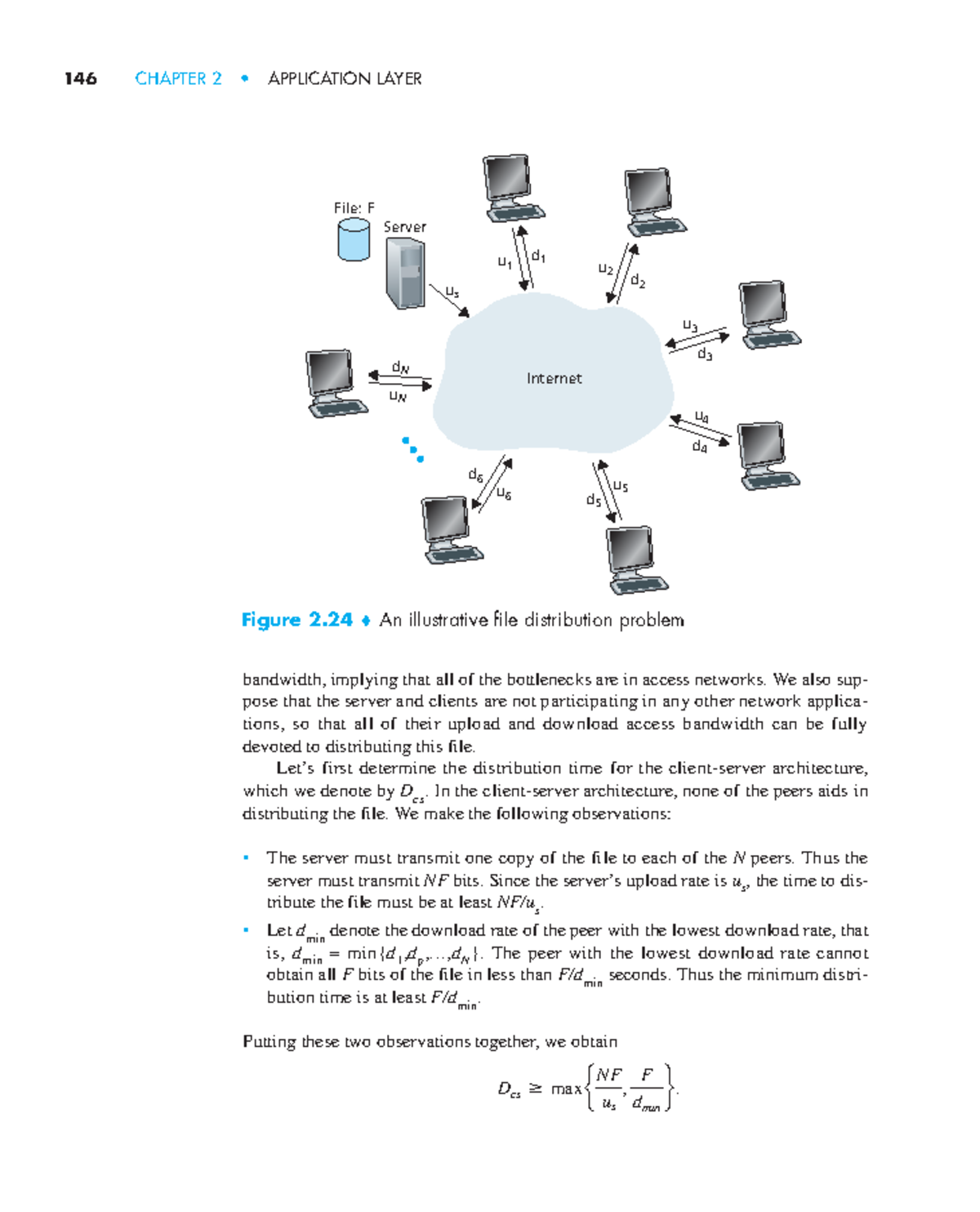 Network Chapter-02-22 - bandwidth, implying that all of the bottlenecks ...