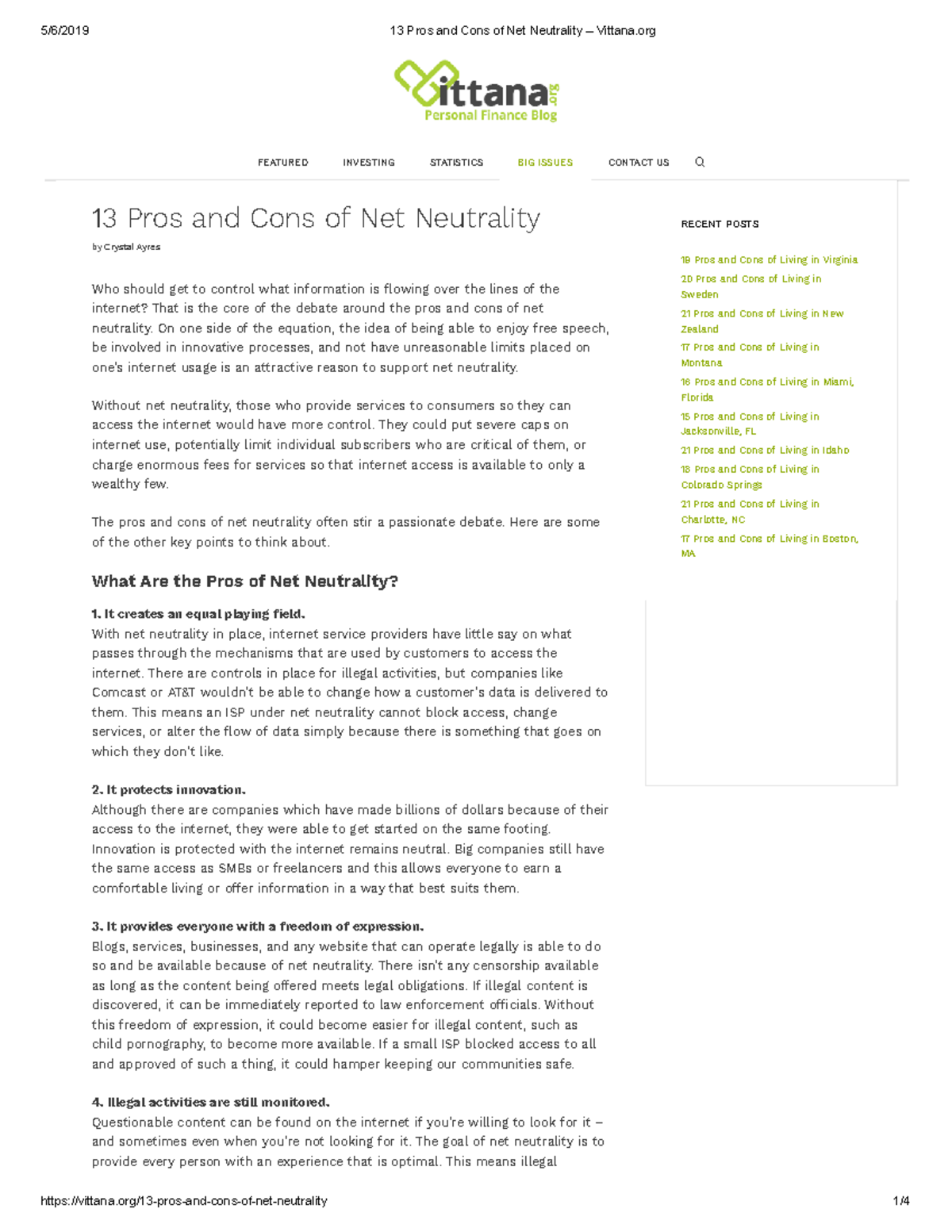 13 Pros and Cons of Net Neutrality - On one side of the equation, the ...