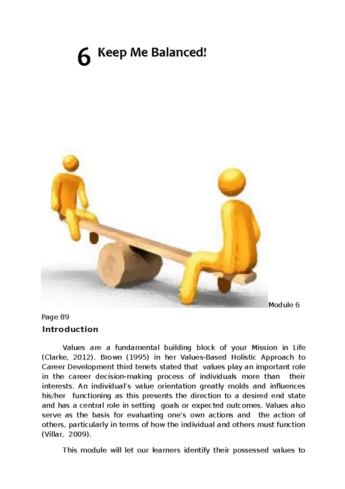 Module 6 Edited Cgp Module 6 6 Keep Me Balanced Module 6 Page 89