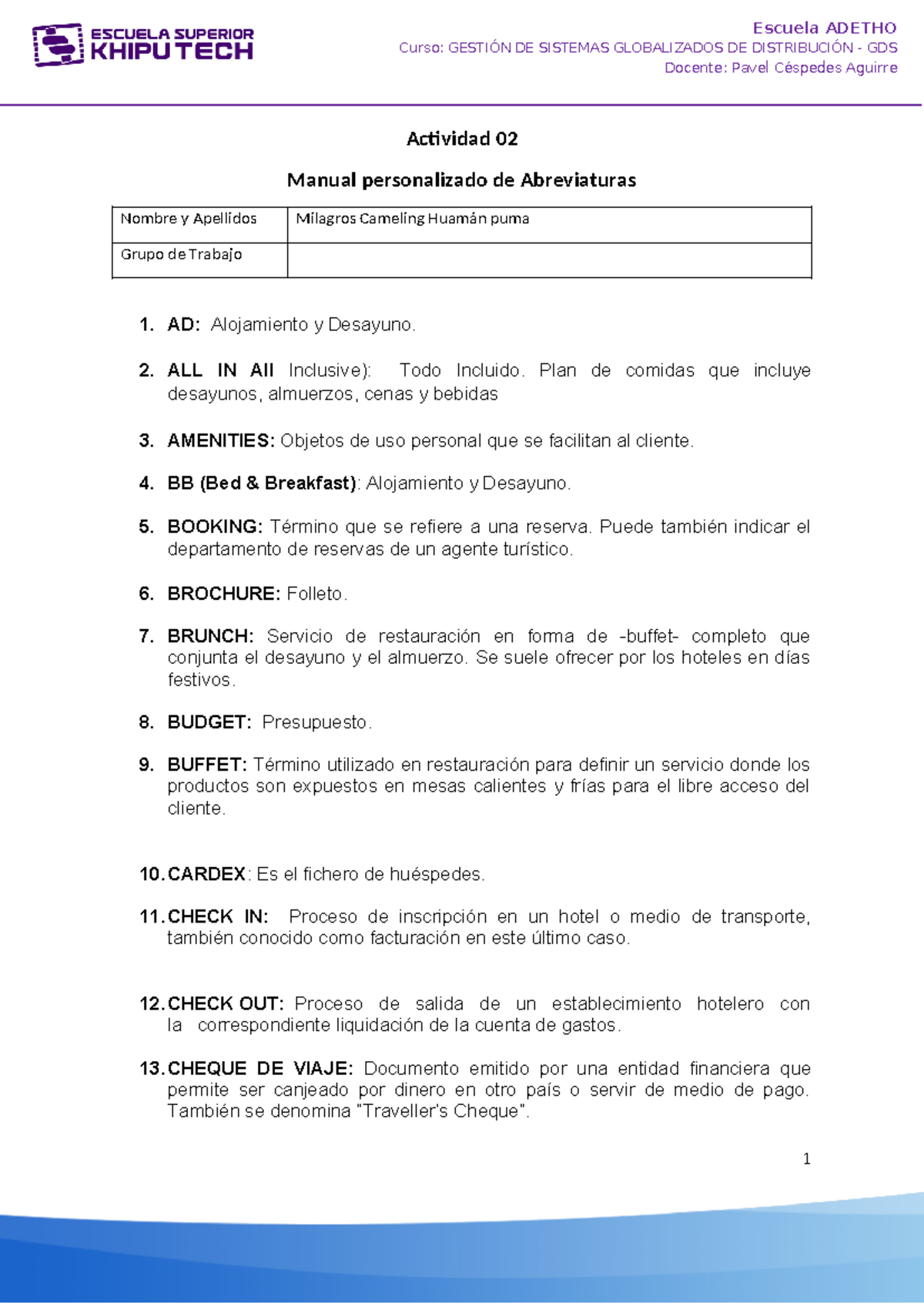 Actividad 02 - Abreviaturas - Curso: GESTIÓN DE SISTEMAS GLOBALIZADOS ...