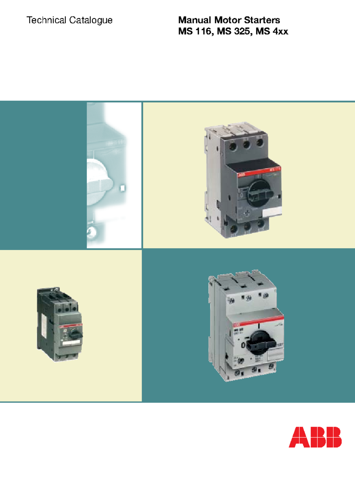 Manual Motor Starters-2CDC130002 C0202 - Technical Catalogue Manual ...