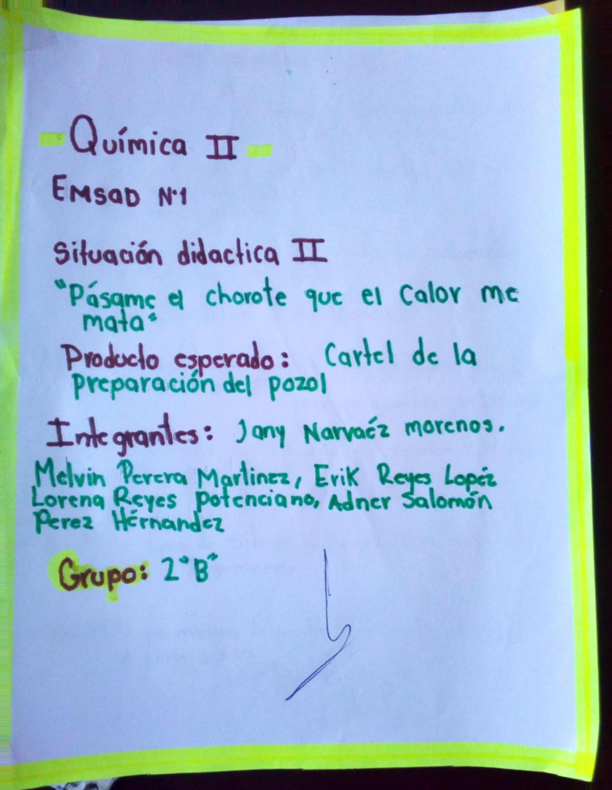 Química 2 “ pásame el chorrote que la calor me mata ” - θί4υας.ί&ι ...