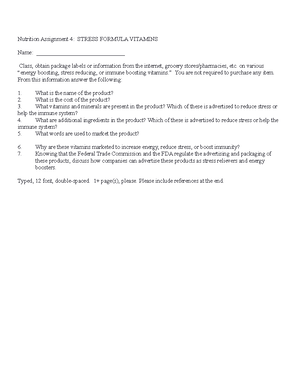 Nutrition Assignment 1 - Jackson Nutrition Assignment 1—Tracking Food ...