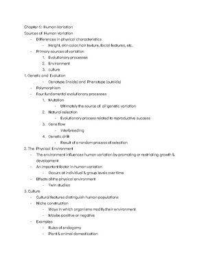 ANTH 1001 Chaoter 15 - allison - Chapter 15: Environment, Subsistence ...