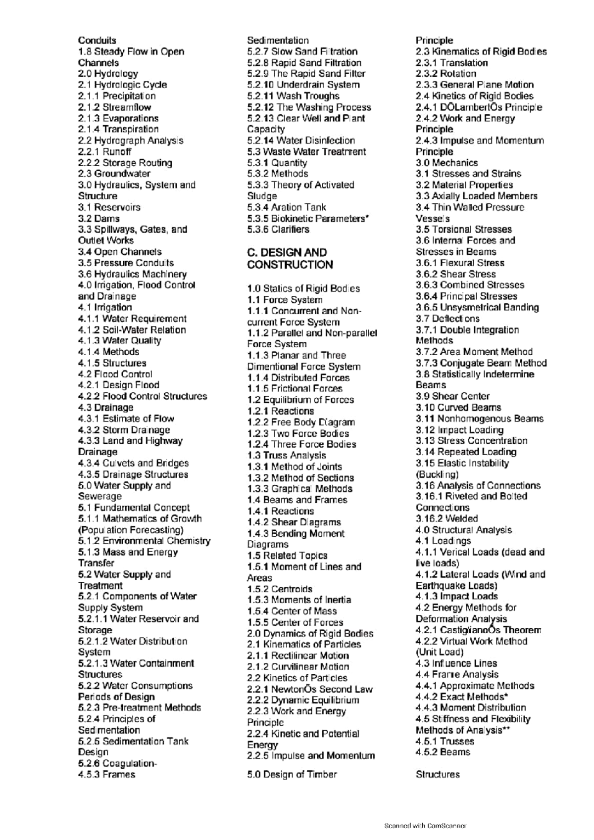 Mathematics Topics - BSCE - Studocu