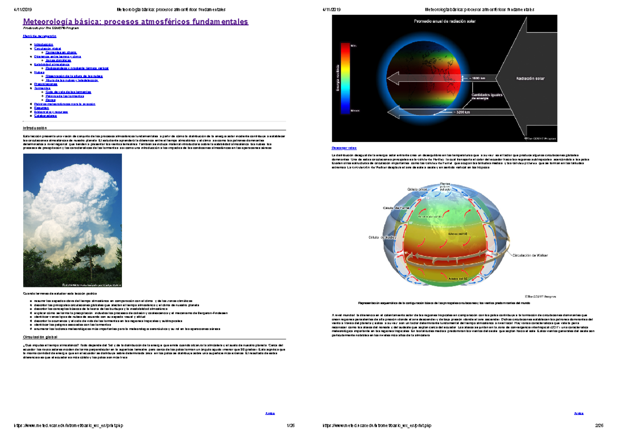 Meteorología básica procesos atmosféricos fundamentales - Meteorología ...