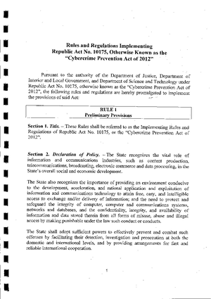 Chapter-1 - Only practice Materials - Rule 128 Rules of Court Section 1 ...