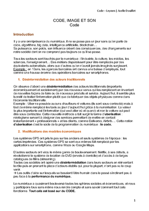 Fiche concepts en code PDF - Notion 1 : l’algorithme et les bases de p5 ...